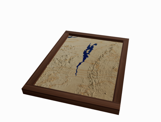 3D Topographic Map Art. Wood-Carved, Locally and Sustainably Crafted ...
