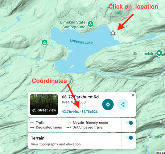 Custom Map Form – Treeline Terrains